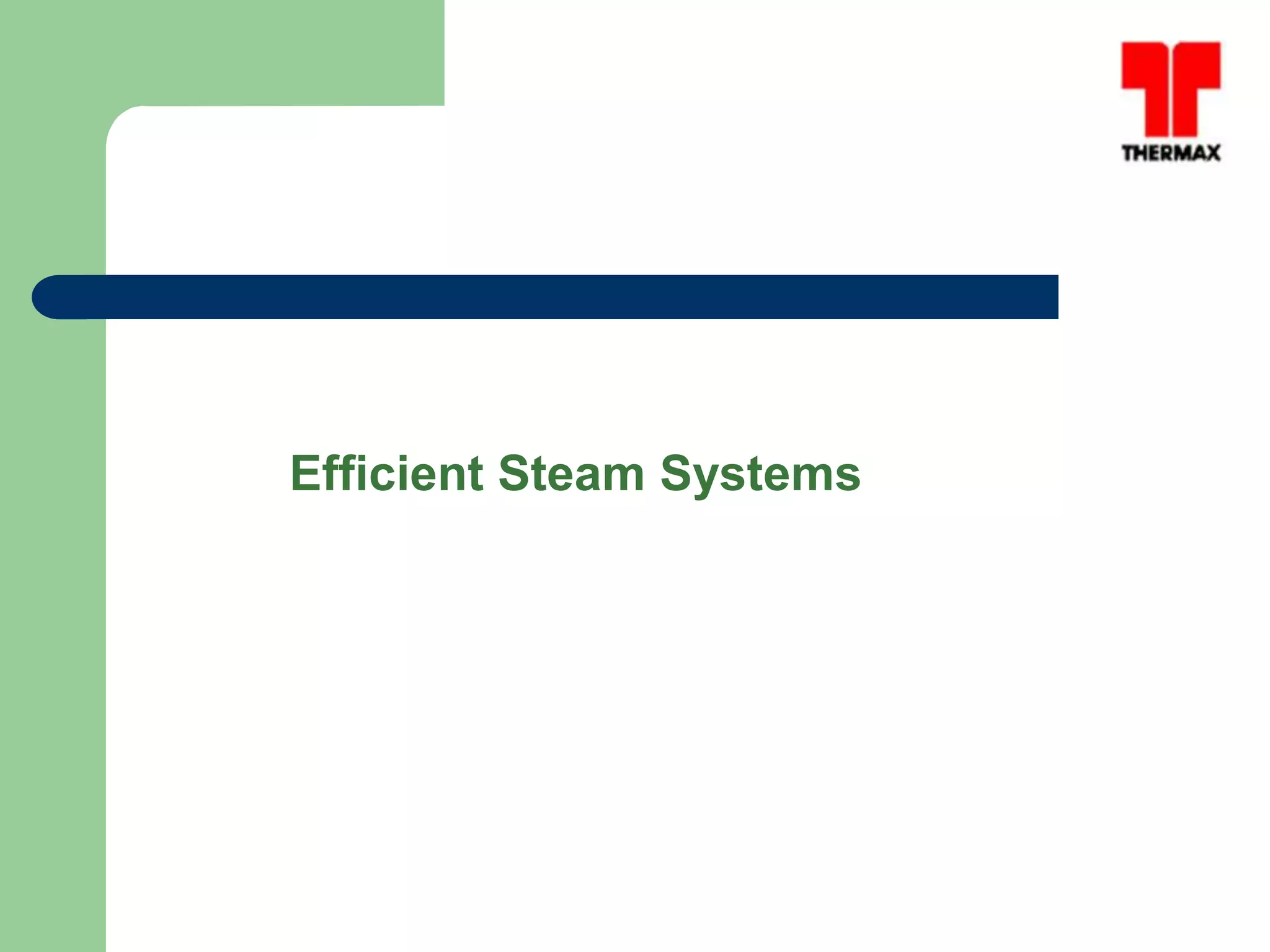 Efficient Steam Systems - | PDF