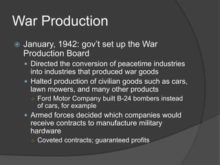 Mobilization--WWII | PPTX