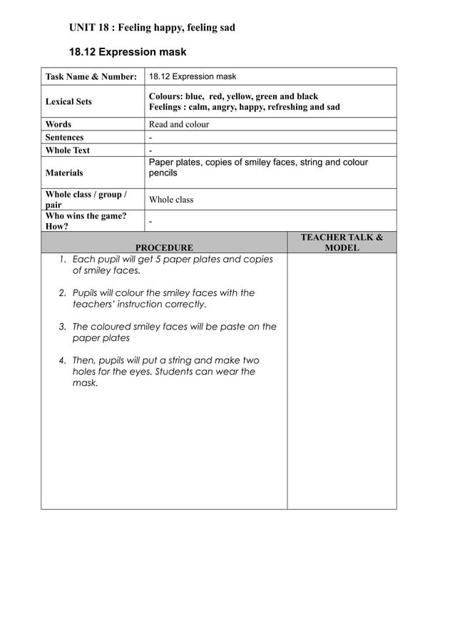 18.12 expression mask | PDF