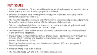 Disaster risks management_Solomon Islands | PDF