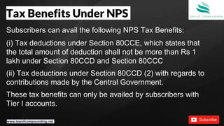 What is NPS ? || Benefits || National Pension System || | PPTX | Stocks ...