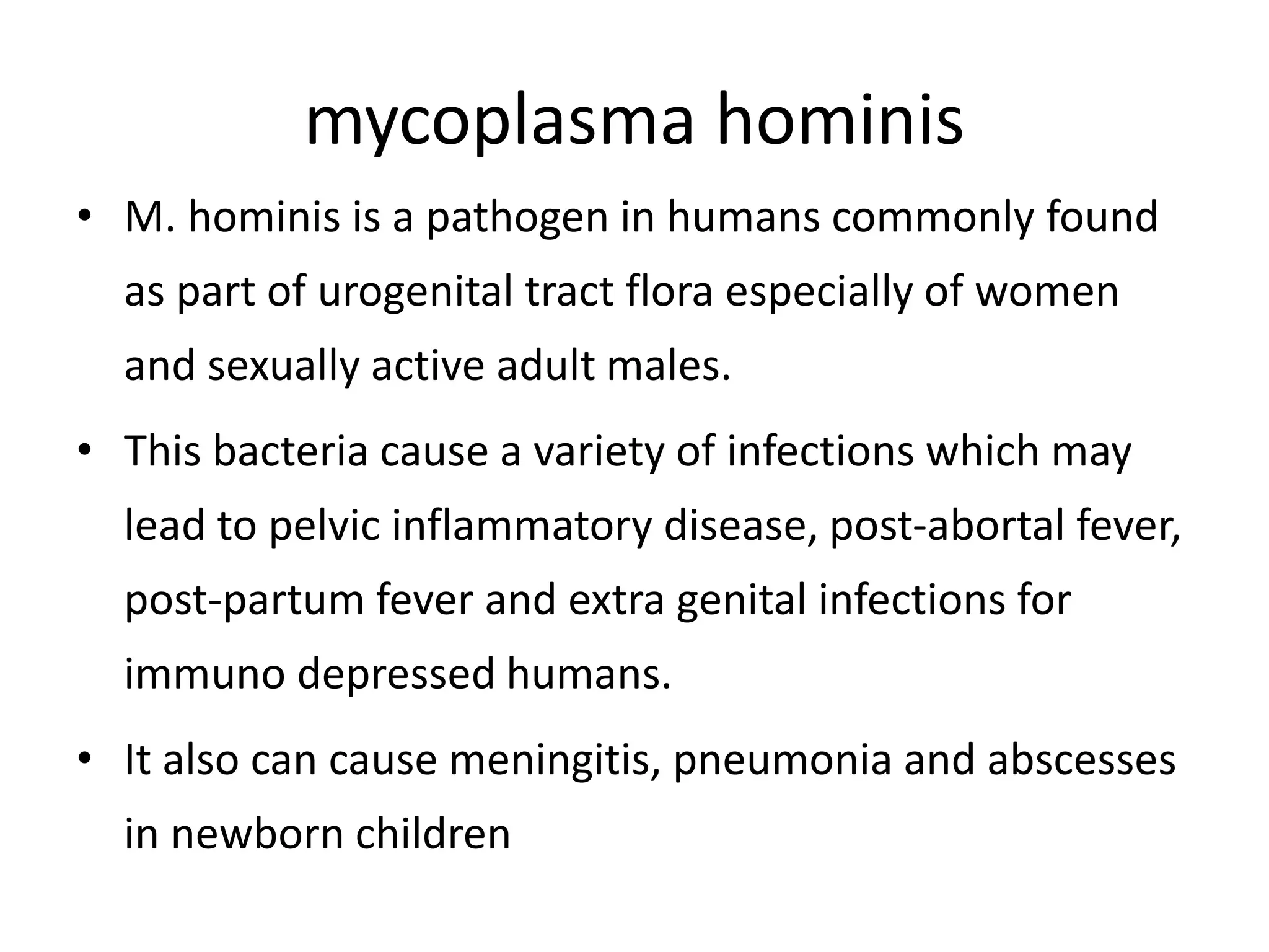 18. mycoplasma | PPTX
