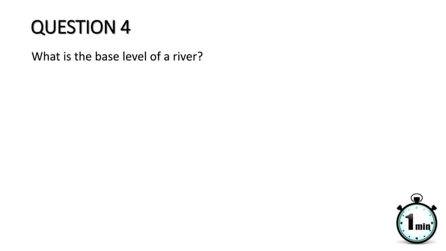REVISION AS CAMBRIDGE GEOGRAPHY: RIVERS - LONG PROFILE OF A RIVER | PPT