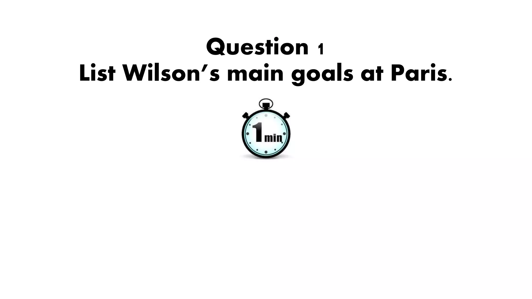 REVISION IGCSE CAMBRIDGE HISTORY: WOODROW WILSON | PPT REVISION IGCSE CAMBRIDGE HISTORY: WOODROW WILSON | PPT