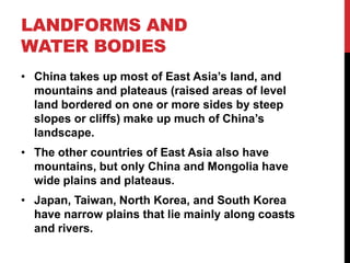 18.1 East Asia Physical Geography | PPTX