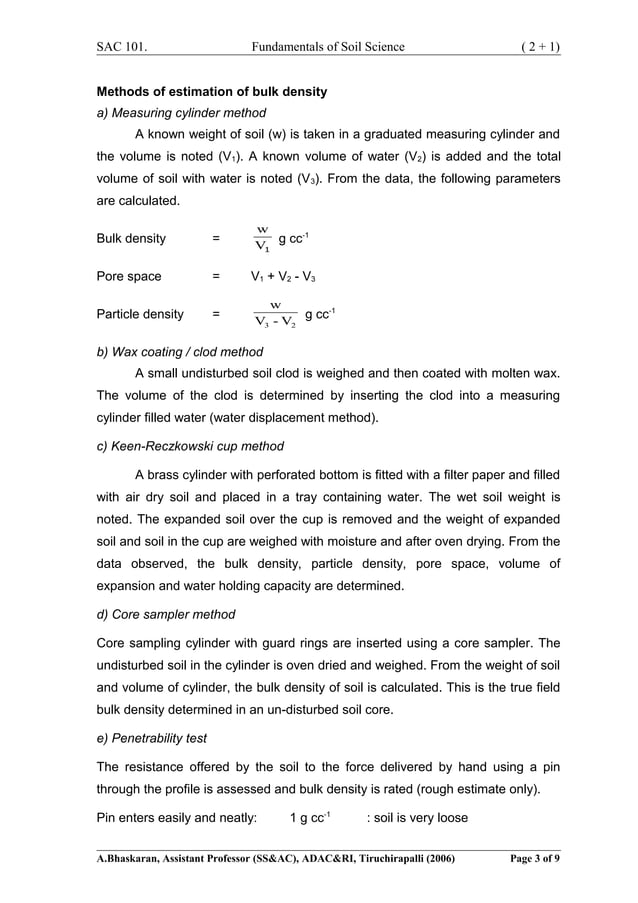 Bulk density - Particle density - Definition - Factors affecting bulk ...
