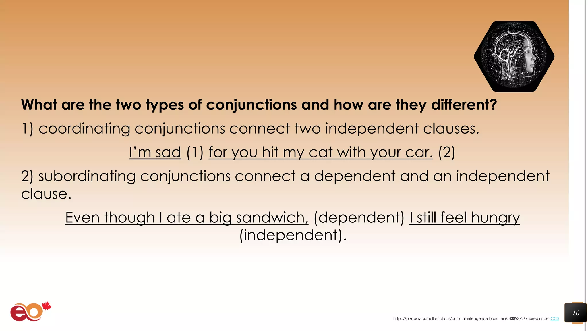 subordinating conjunctions of condition | PPT