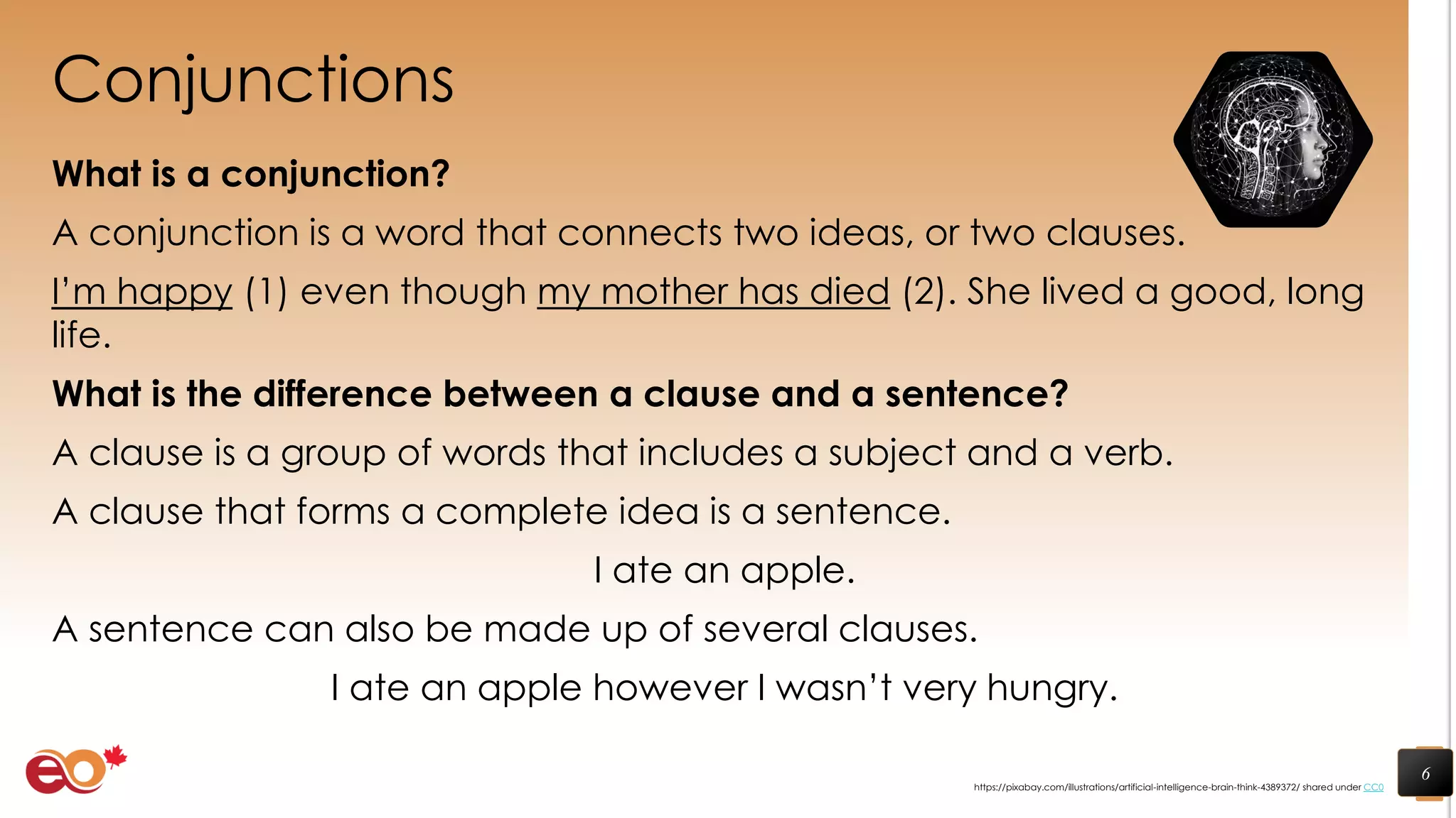 subordinating conjunctions of condition | PPT