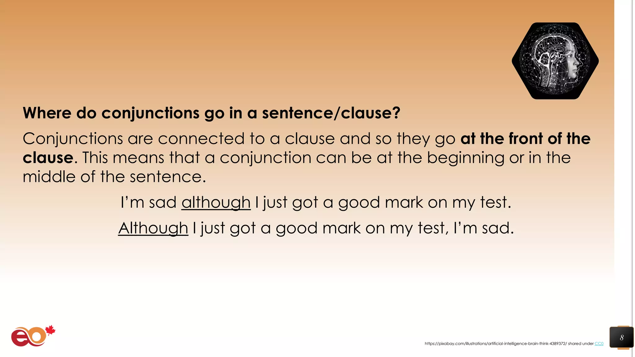 subordinating conjunctions of condition | PPT