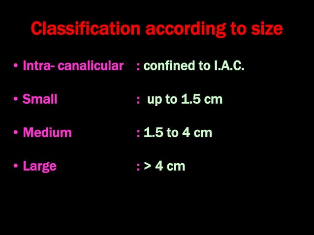 Vestibular schwannoma and glomus tumors | PPT