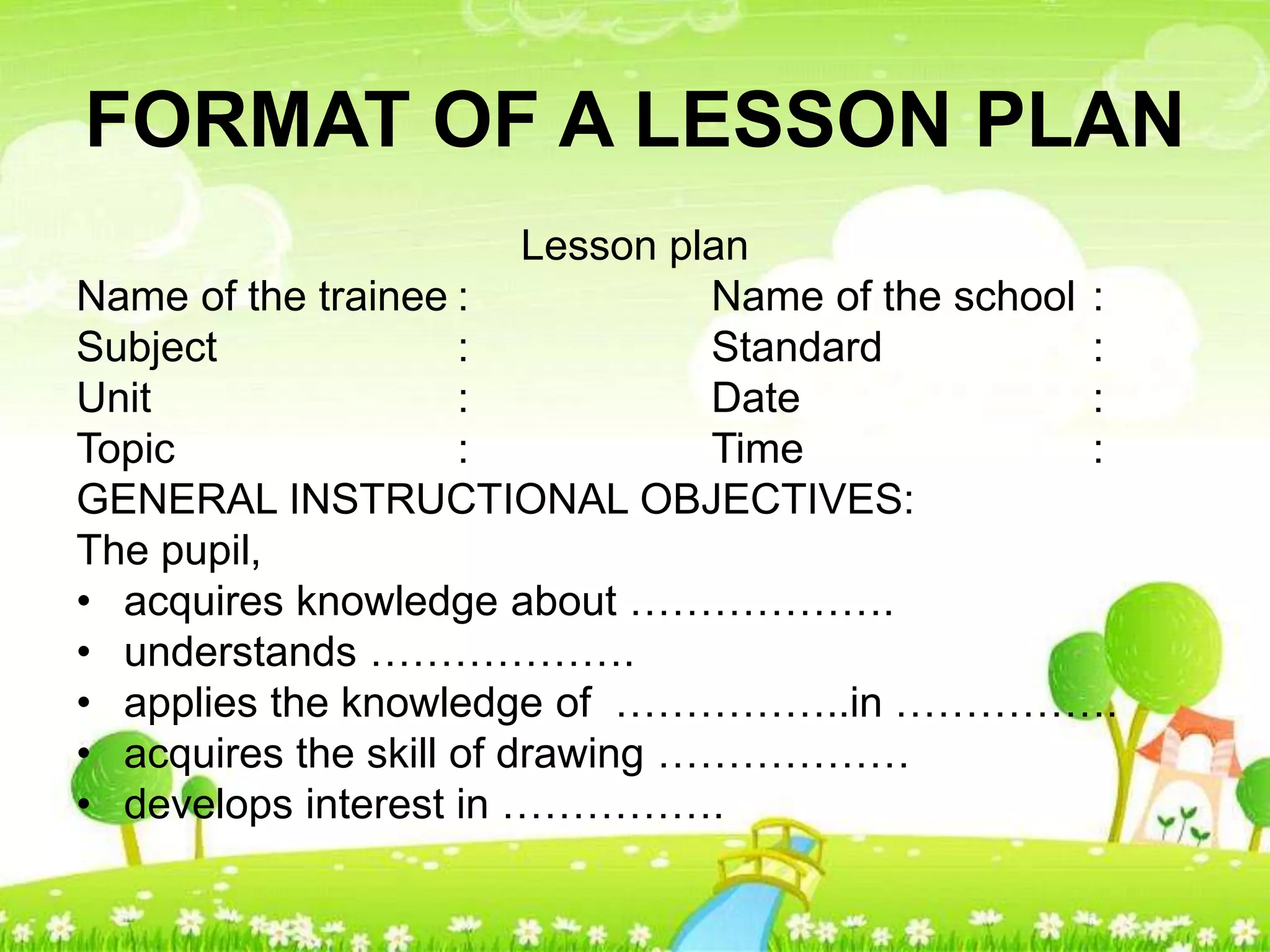 Pedagogy of teaching - Planning for teaching | PPT