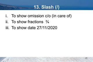 Functional English 12. Punctuation Marks and Their Usages (Code 0068) | PPT