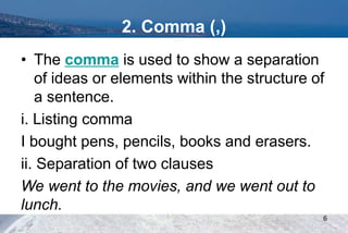 Functional English 12. Punctuation Marks and Their Usages (Code 0068) | PPT