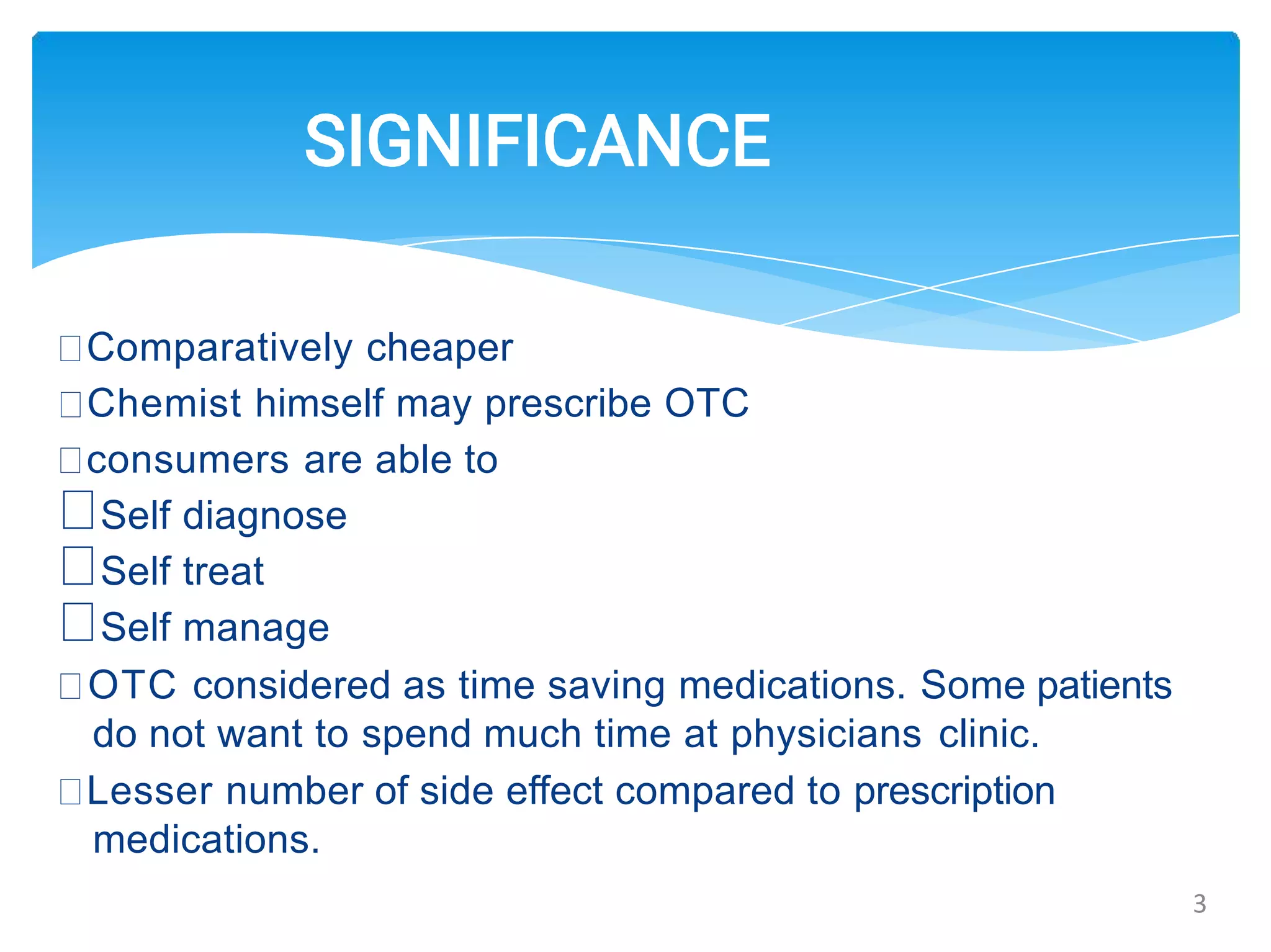 Over the counter (OTC) sales | PPTX