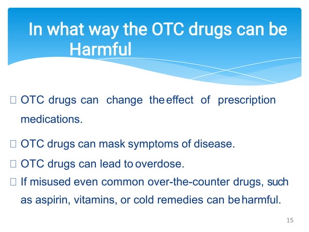 Over the counter (OTC) sales | PPTX