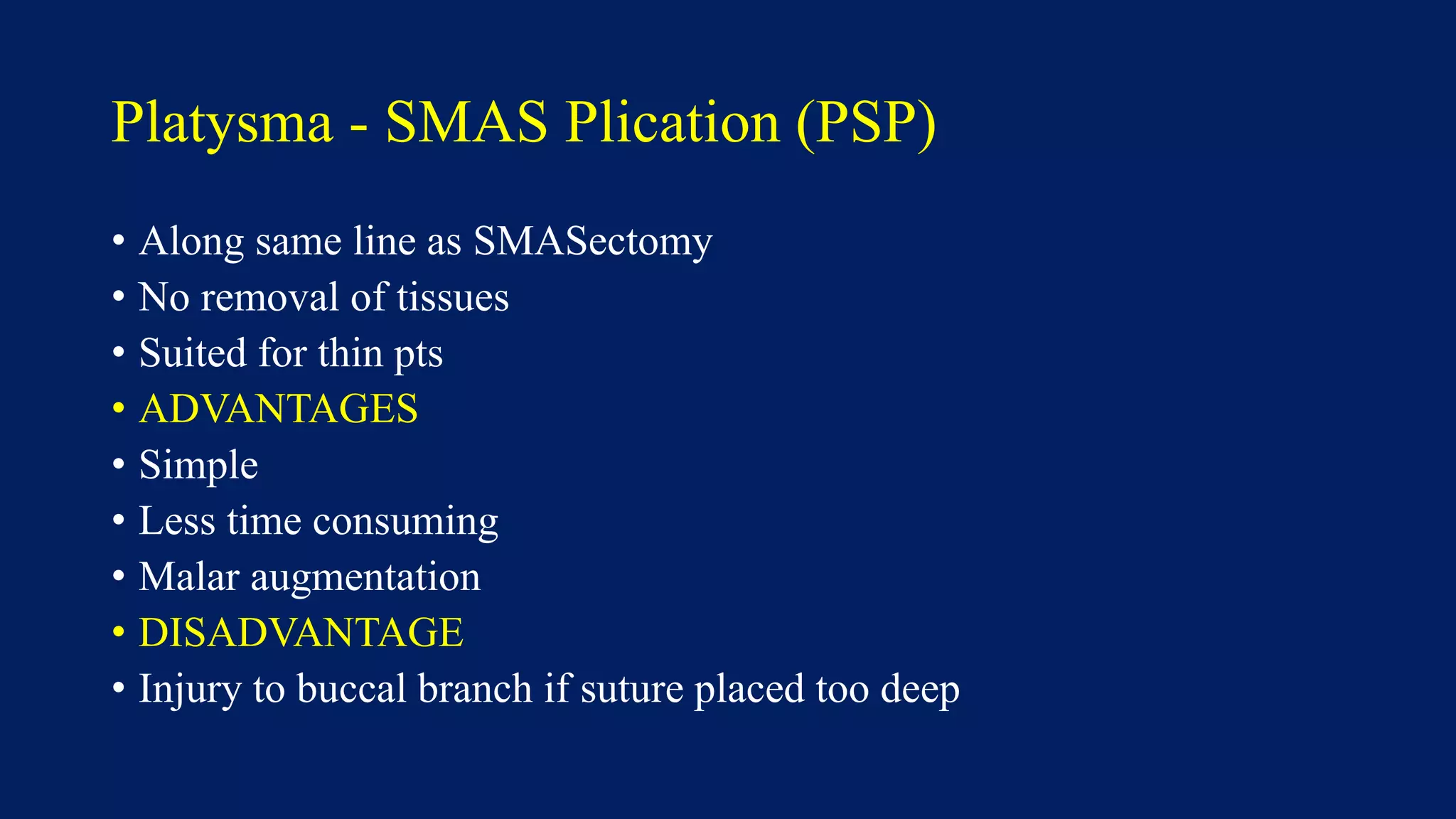 Face lift - Rhytidectomy | PPTX