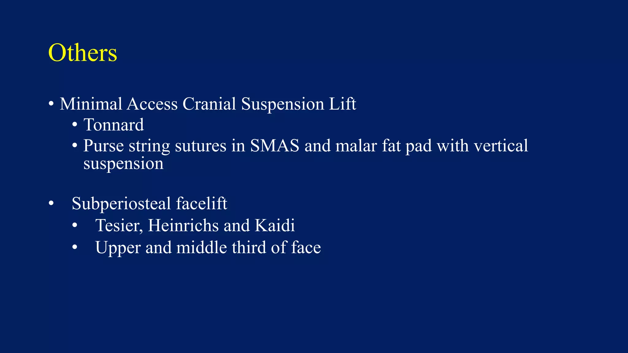 Face lift - Rhytidectomy | PPTX