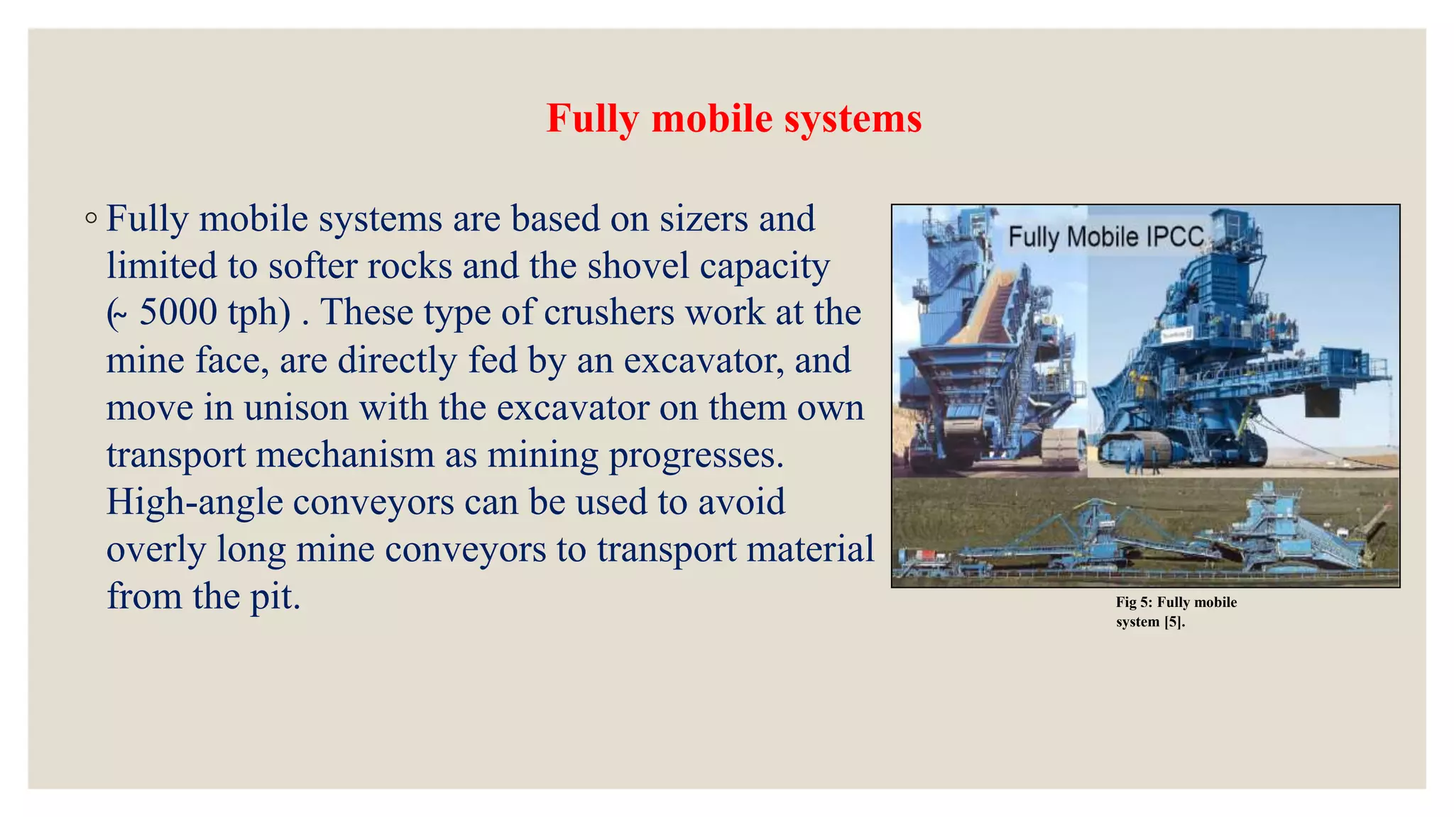 in-pit crushing and conveing system (IPCC) | PPTX
