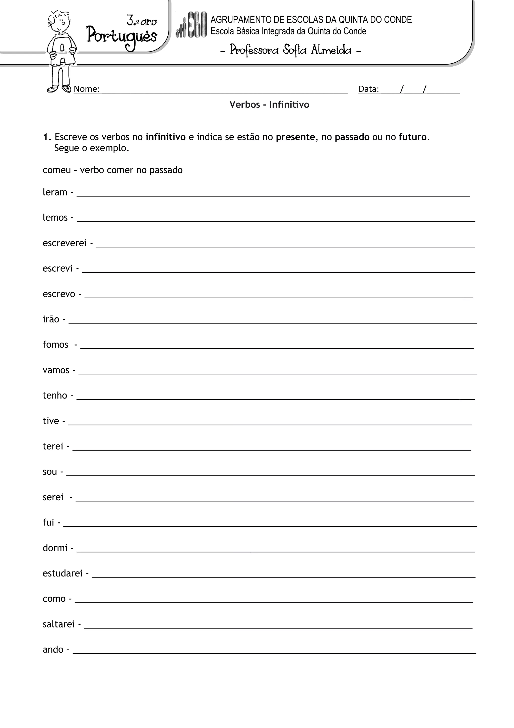 18. verbos infinitivo | PDF