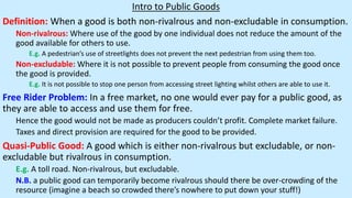 Public Goods | PPT