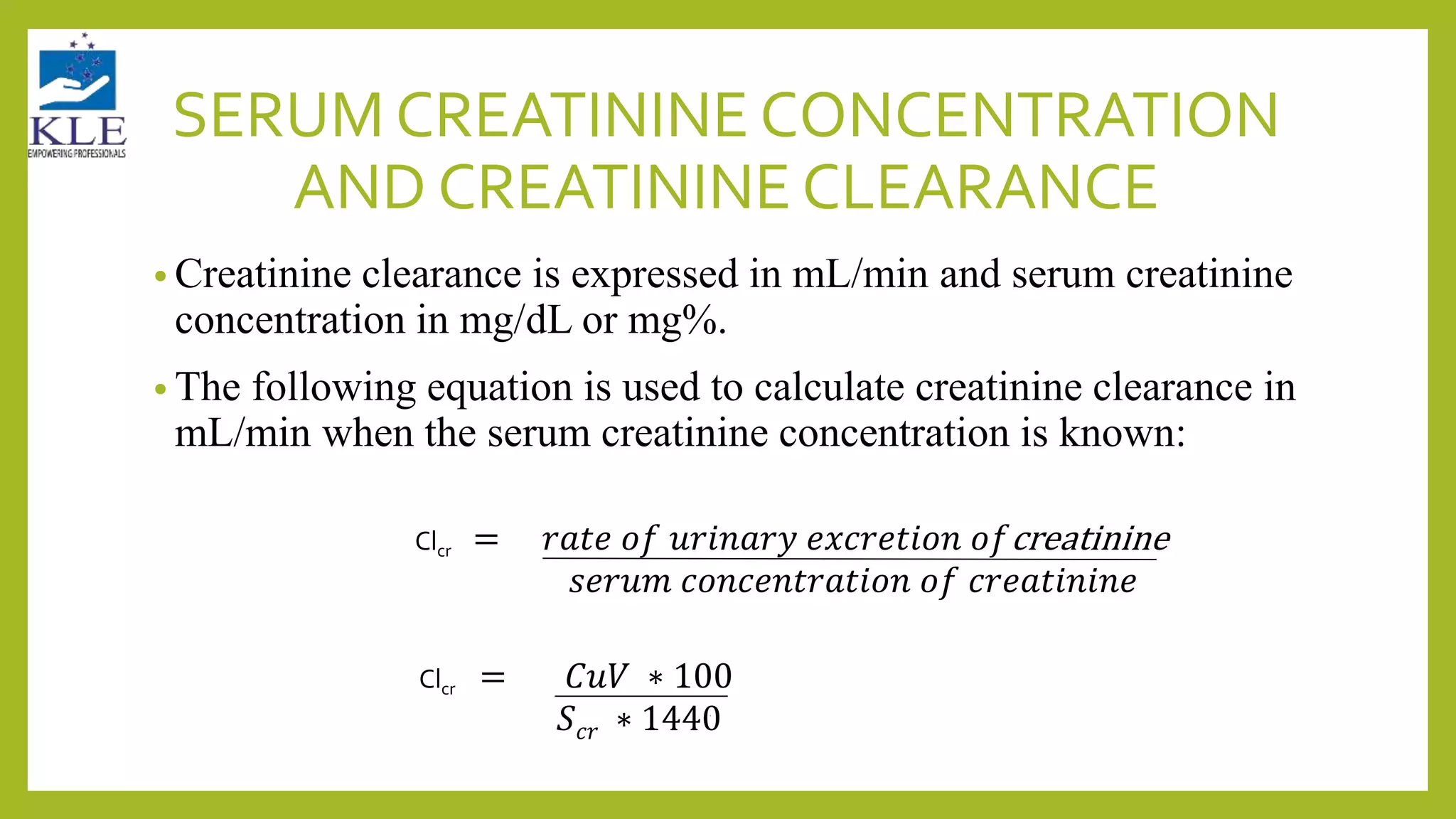 Dose adjustment in Renal Disorders | PPTX