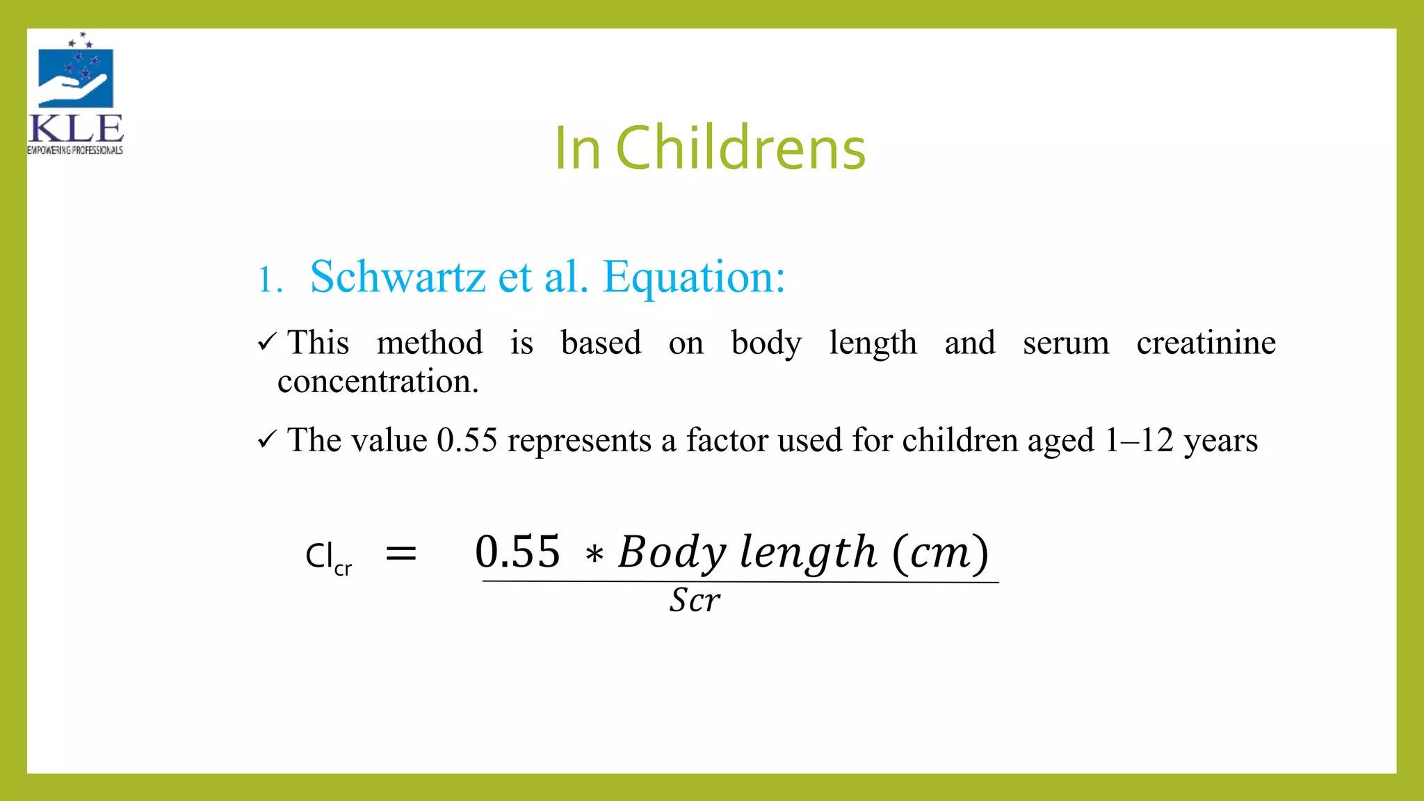 Dose adjustment in Renal Disorders | PPTX