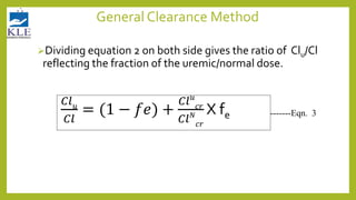 Dose adjustment in Renal Disorders | PPTX
