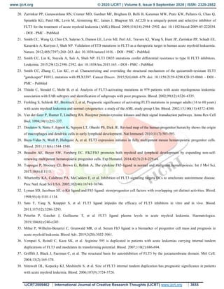 DRUG INFORMATIONOF GILTERITINIB AND ITS EFFICACY IN REFRACTORY FLT3 ...