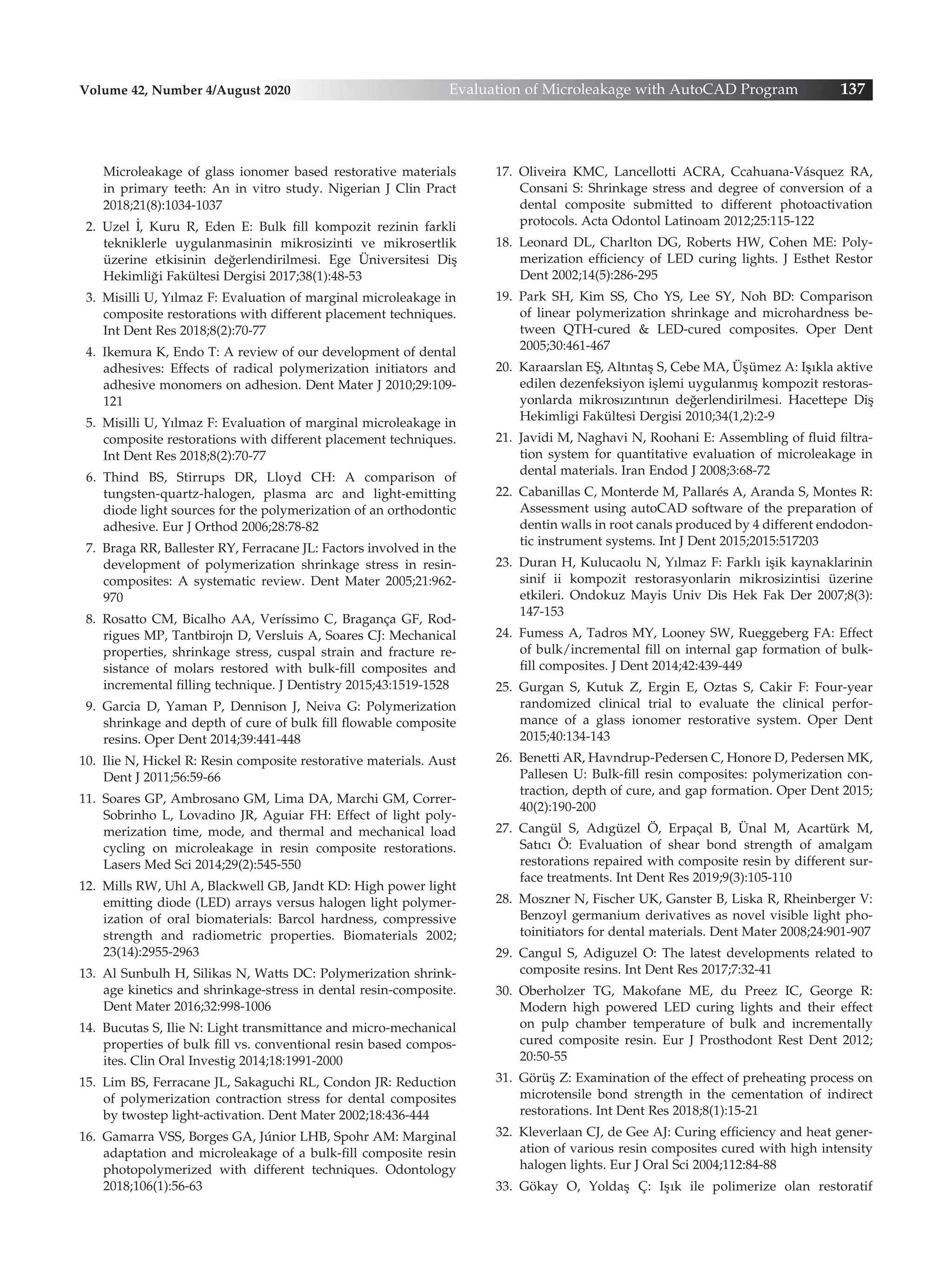 Evaluation of Microleakage Caused by Different LED Light Sources in ...