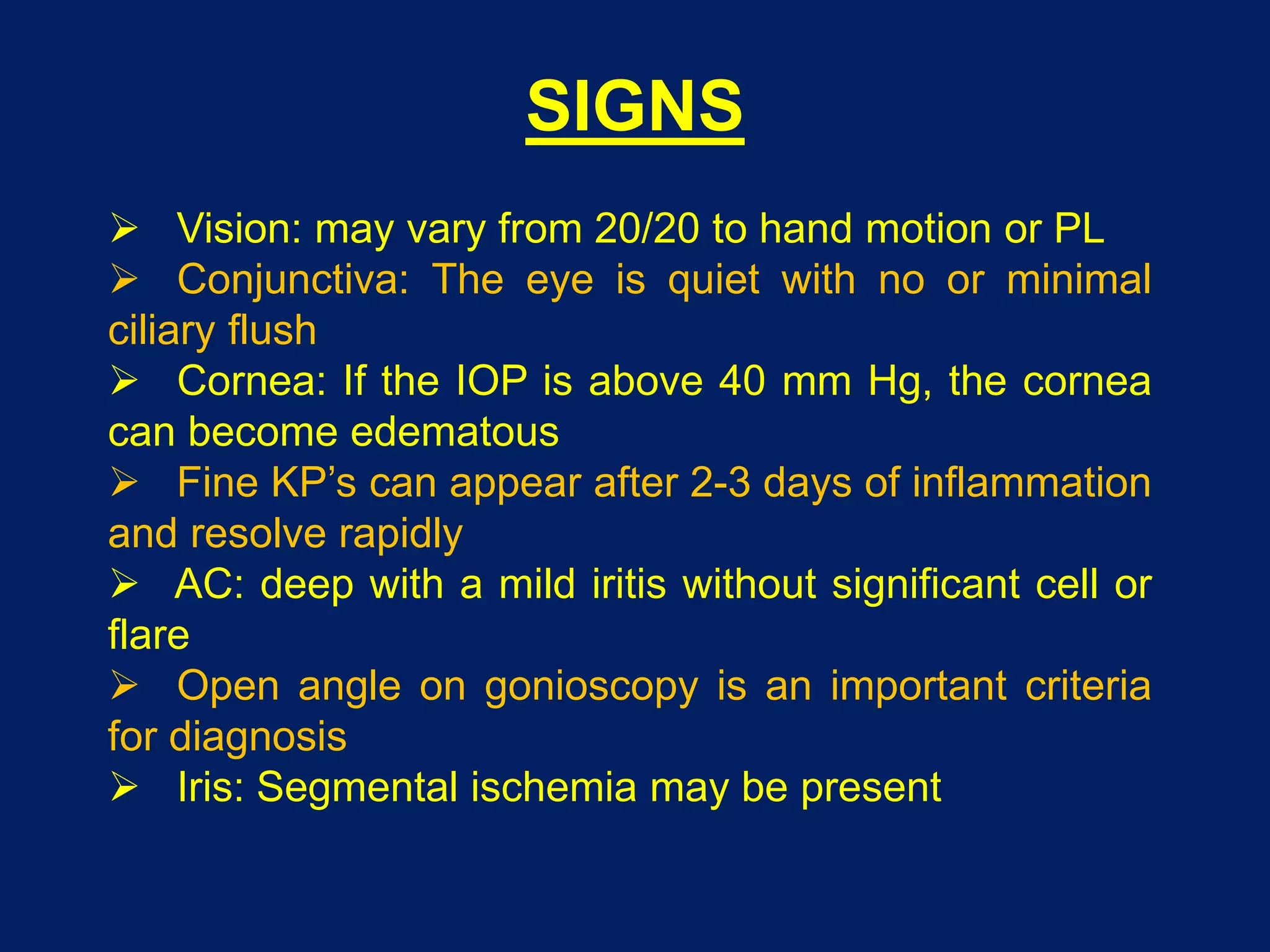 Posner schlossmann syndrome | PPT