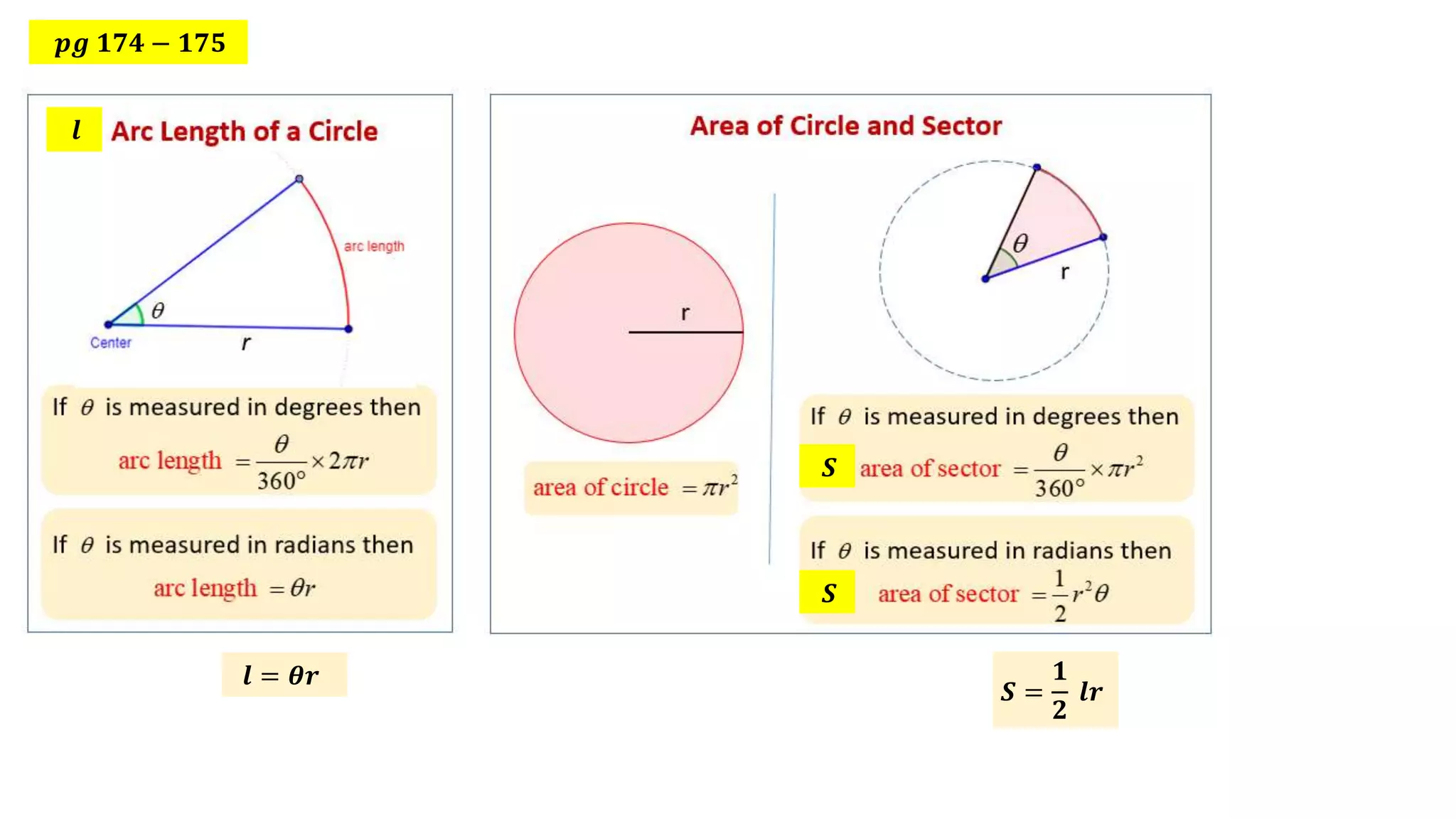 SUEC 高中 Adv Maths (Degree-Radian, Arc length) | PPT