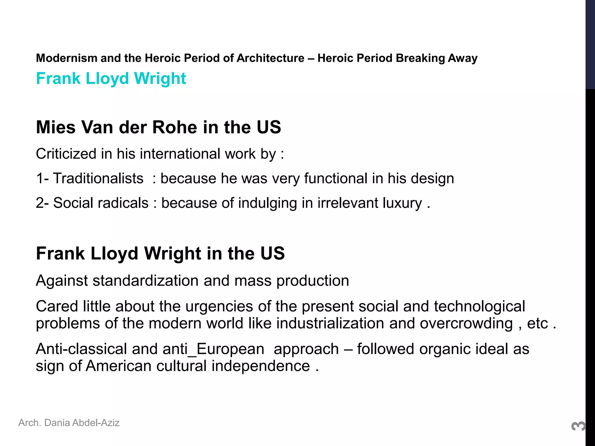 history of contemporary architecture - 18. Frank-Lloyd-Wright.ppt