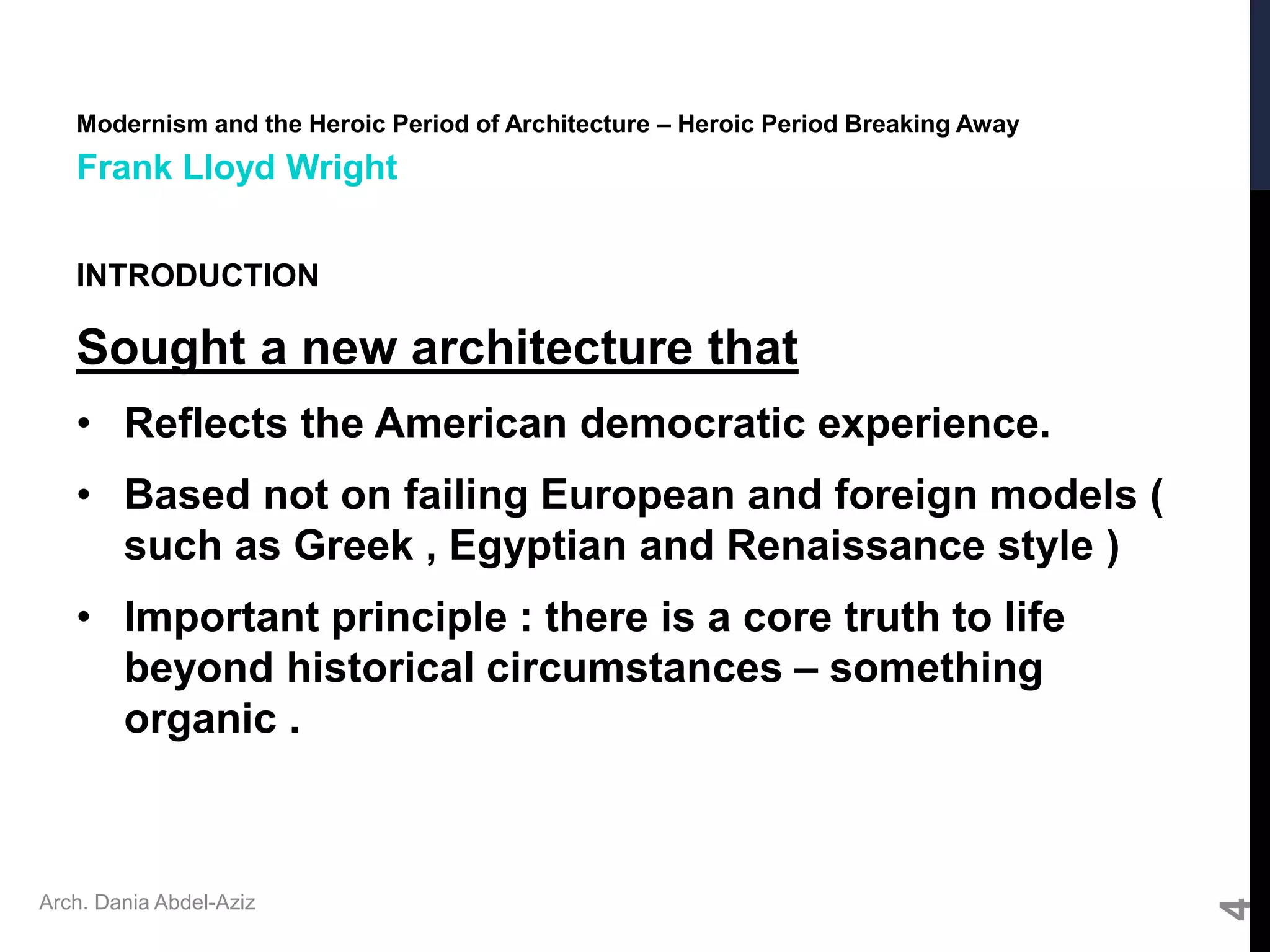 history of contemporary architecture - 18. Frank-Lloyd-Wright.ppt
