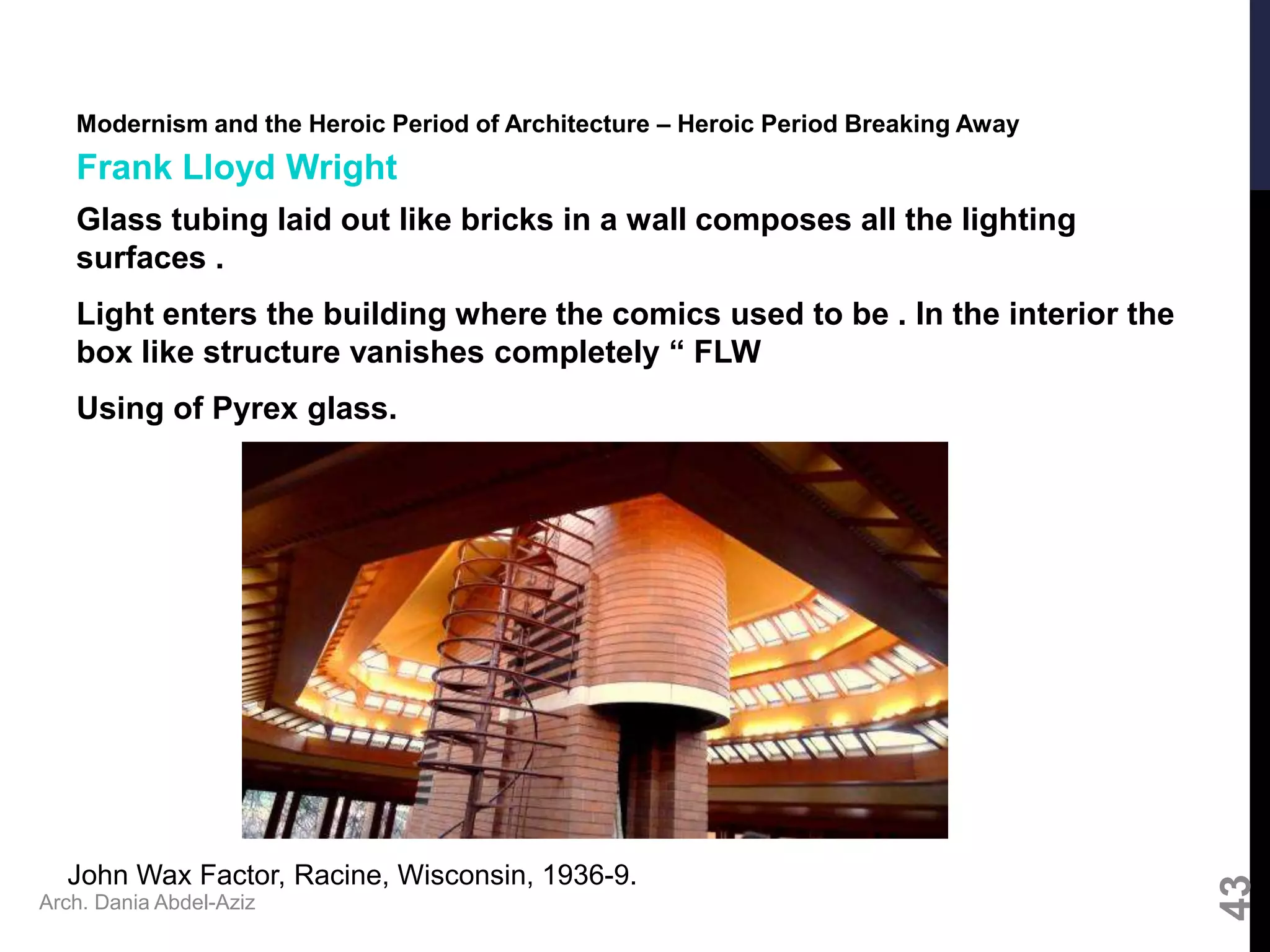 history of contemporary architecture - 18. Frank-Lloyd-Wright.ppt