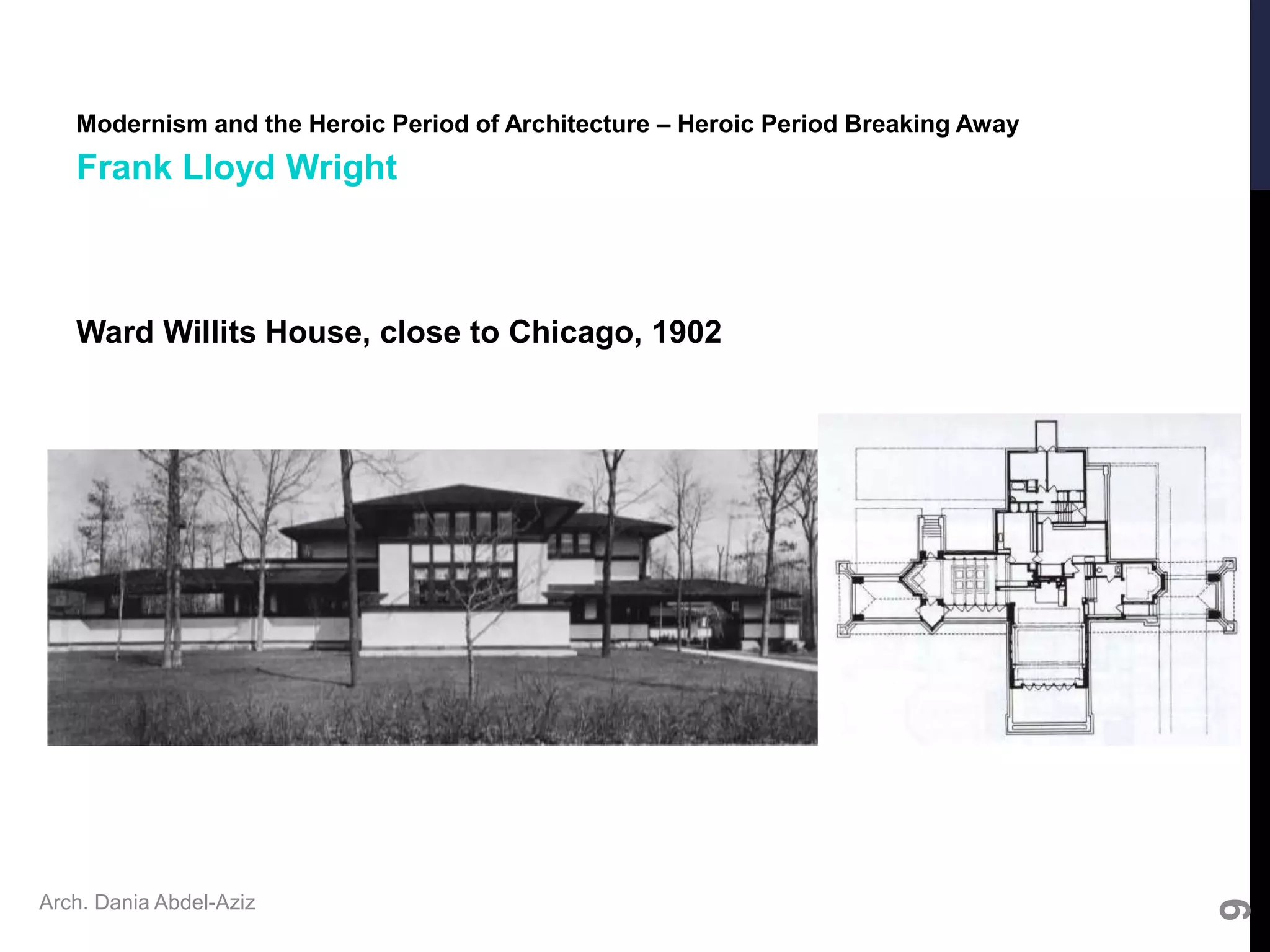history of contemporary architecture - 18. Frank-Lloyd-Wright.ppt