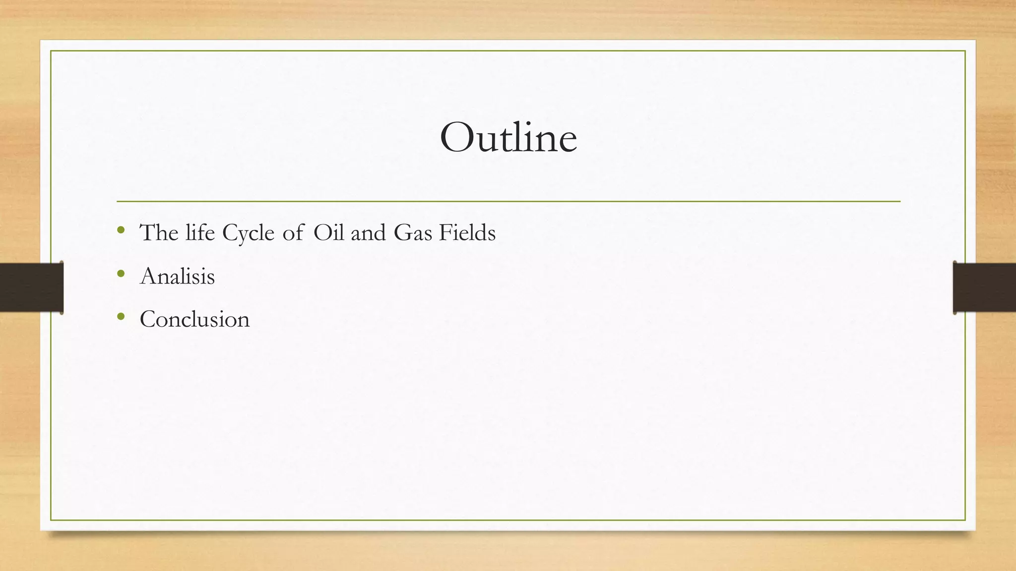 Analysis of oil and gas industry lifecycle | PDF