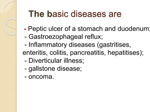 digestion disorders.pptx | Endocrine and Metabolic Diseases | Diseases and Conditions
