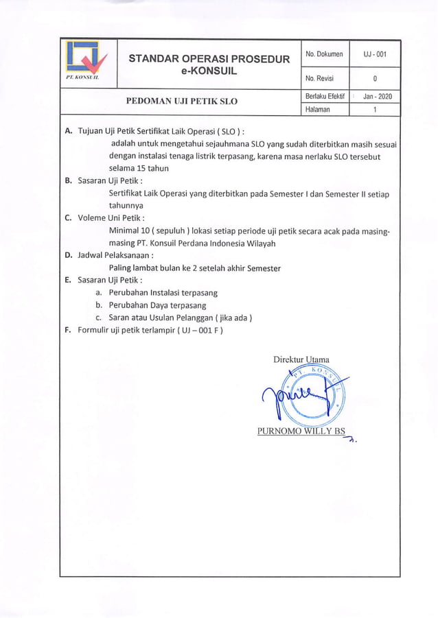 18. SOP e-KONSUIL - UJ -001 Pedoman Uji Petik SLO.pdf