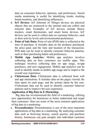 THE USE OF BIG DATA IN CONSUMER BUYING BEHAVIOUR | PDF