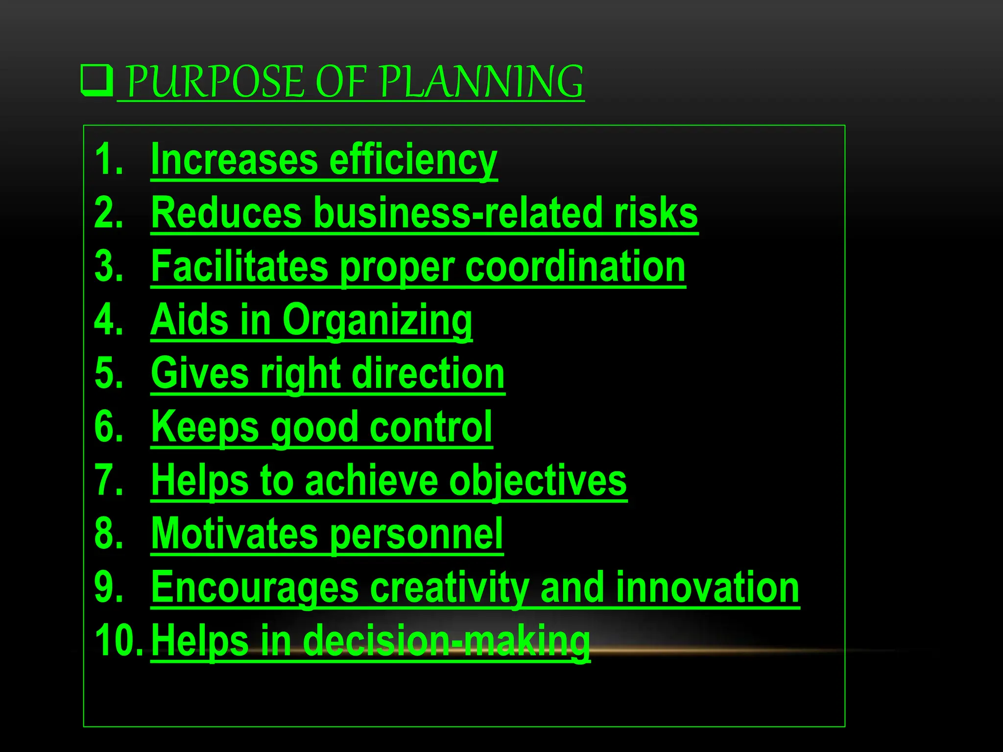 (18).pptx planning function and nature . | PPTX