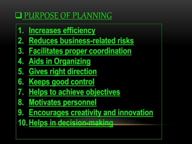 (18).pptx planning function and nature . | PPT