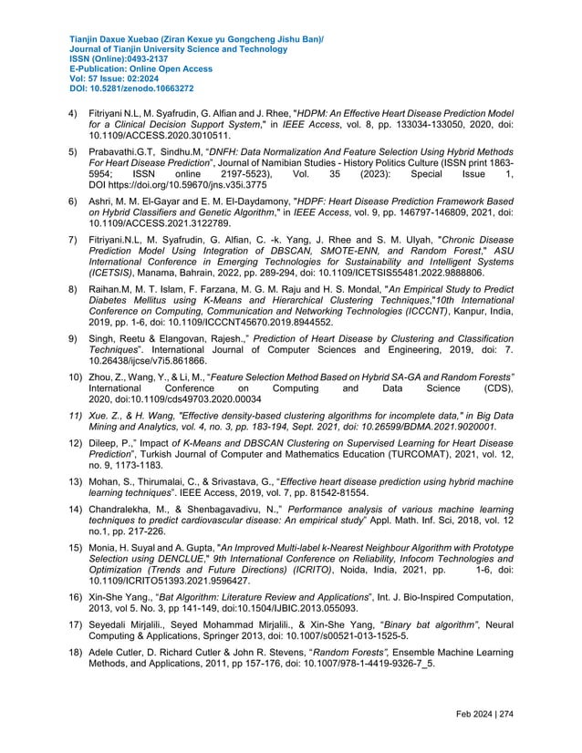 A Novel Density Based Clustering Algorithm For Predicting Cardiovascular Disease Pdf