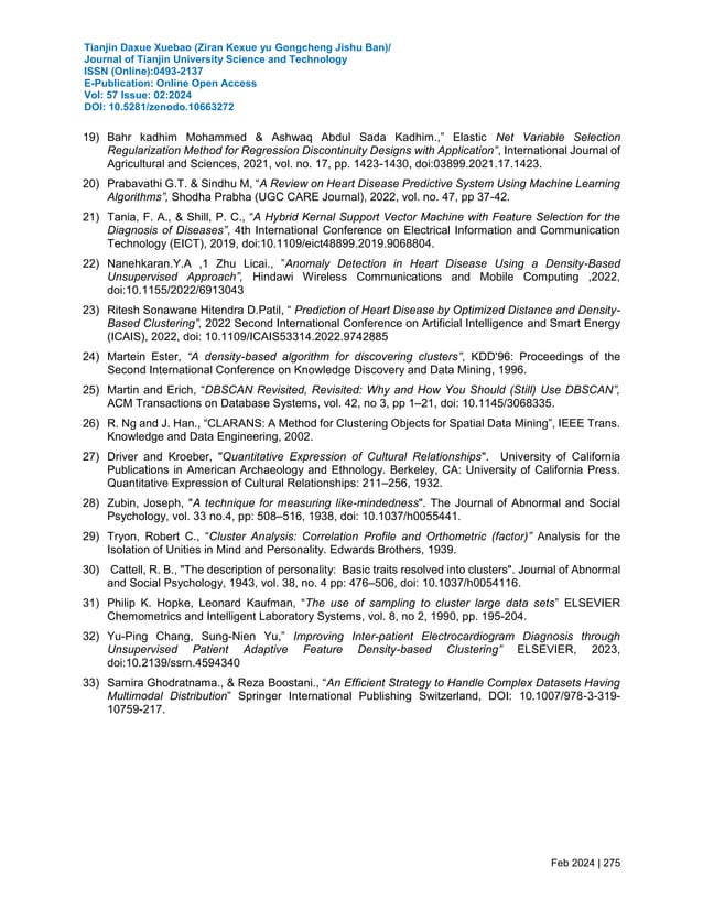 A NOVEL DENSITY-BASED CLUSTERING ALGORITHM FOR PREDICTING CARDIOVASCULAR DISEASE | PDF