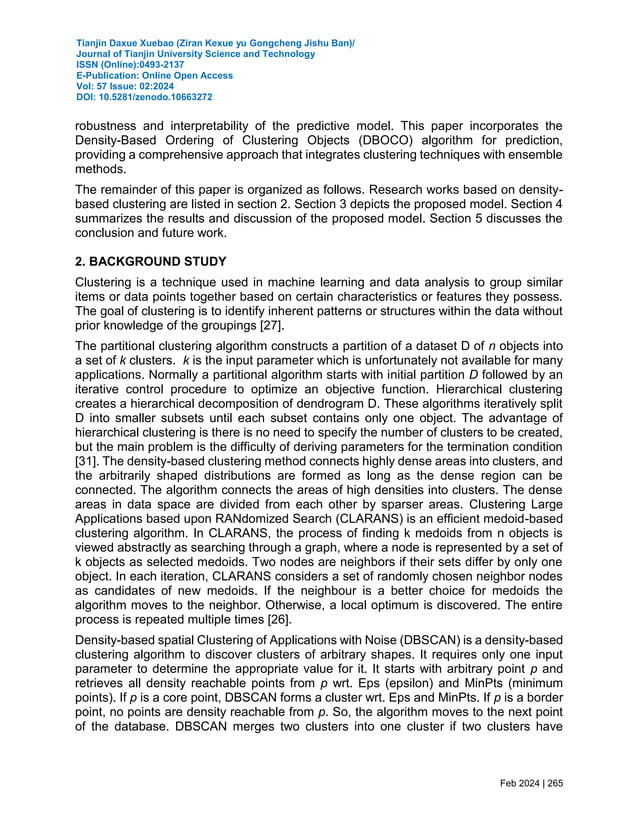 A NOVEL DENSITY-BASED CLUSTERING ALGORITHM FOR PREDICTING CARDIOVASCULAR DISEASE | PDF