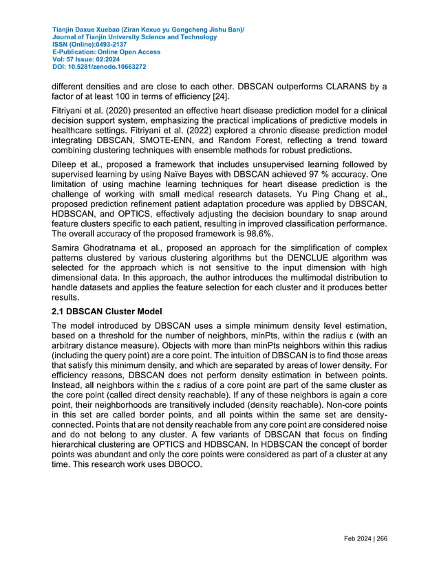A Novel Density Based Clustering Algorithm For Predicting Cardiovascular Disease Pdf