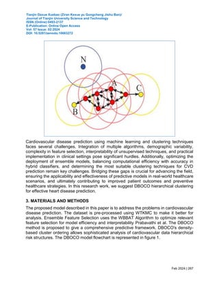 A NOVEL DENSITY-BASED CLUSTERING ALGORITHM FOR PREDICTING CARDIOVASCULAR DISEASE | PDF