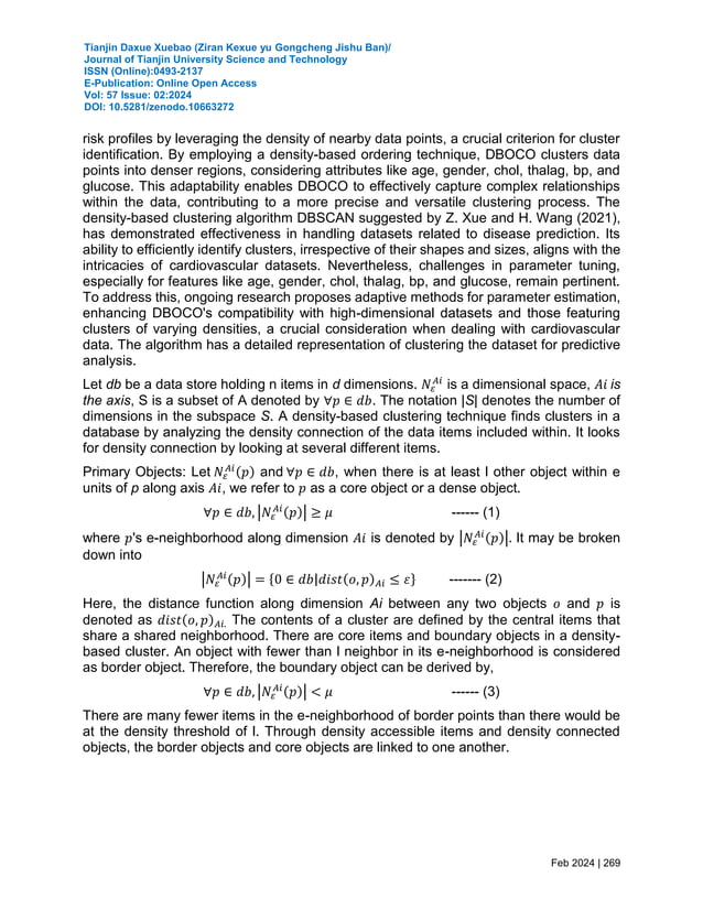 A Novel Density Based Clustering Algorithm For Predicting Cardiovascular Disease Pdf