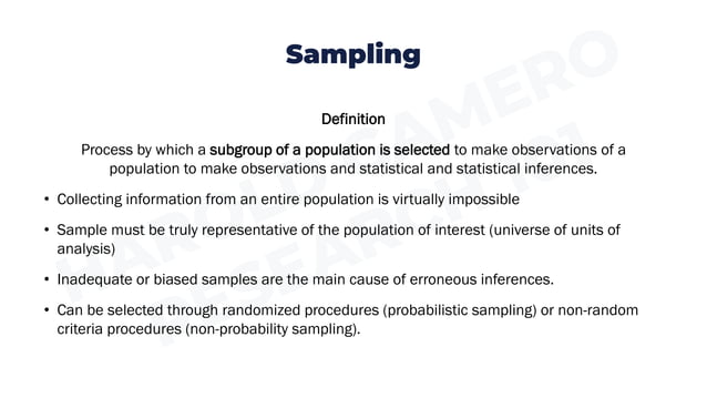 Research 101: Sampling Techniques in Research | PPT