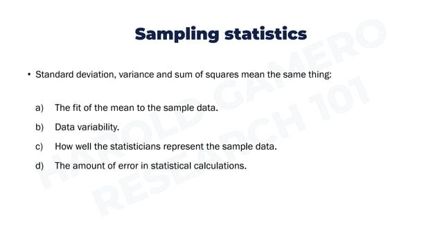 Research 101: Sampling Techniques in Research | PPT