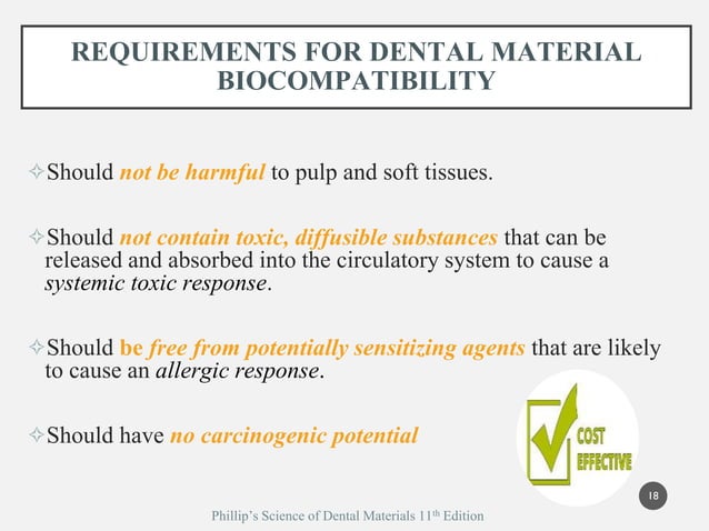 18. Biocompatibility of Dental materials.pptx | Oral care | Personal Care